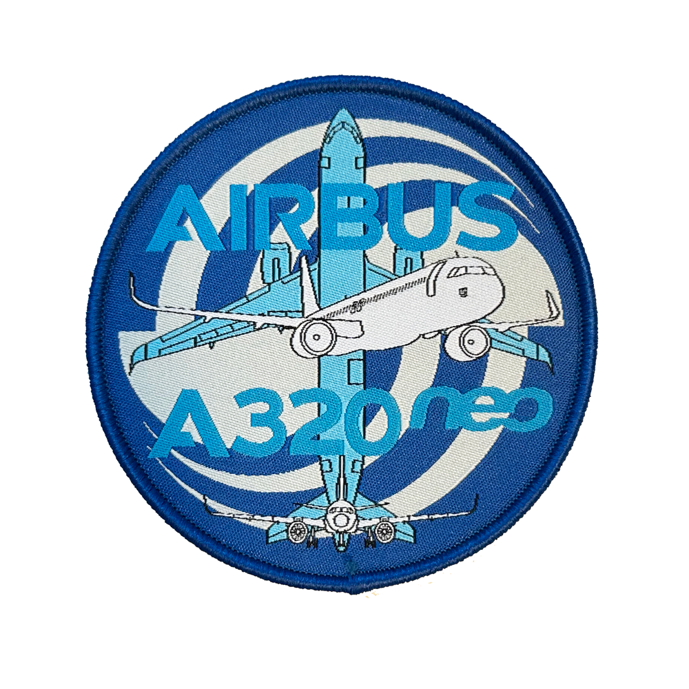 Patch Airbus A320 NEO (round) – Gone Flying Store