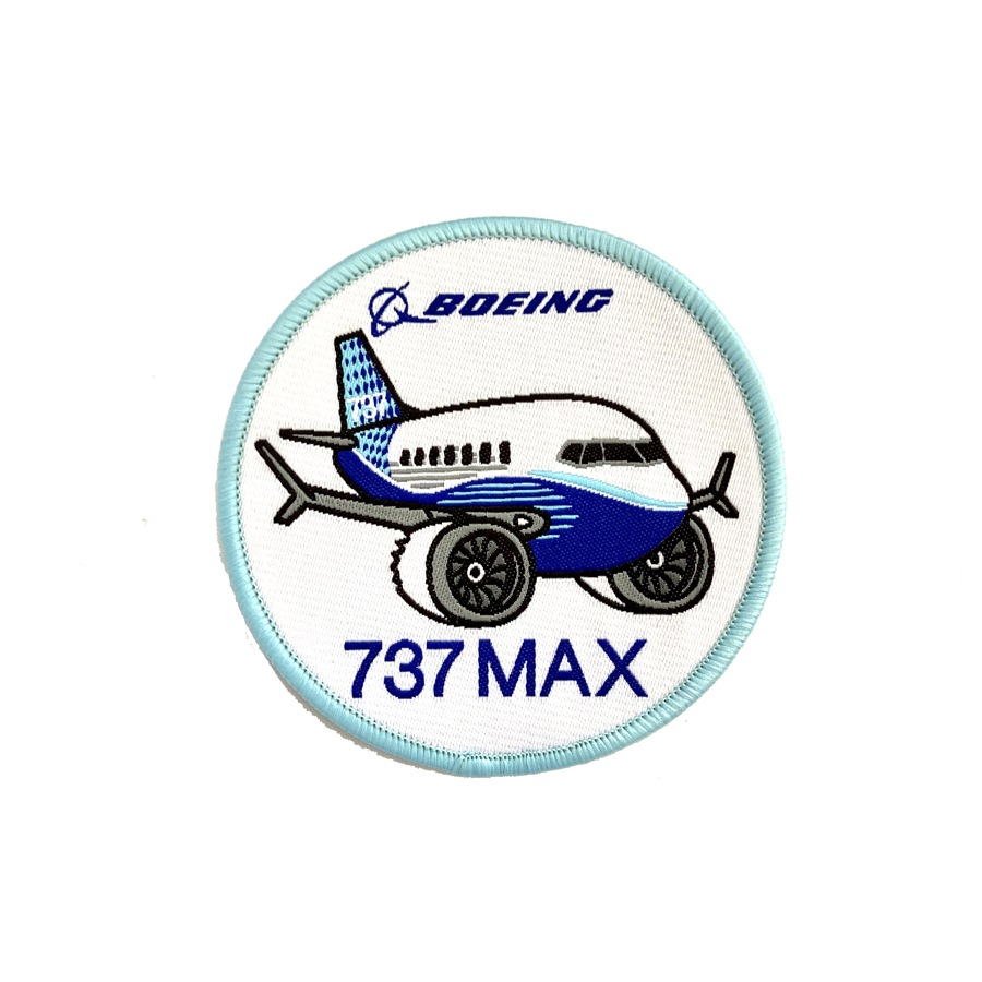Patch Boeing 737 MAX Chubby Plane (round) / 3 inch version – Gone ...