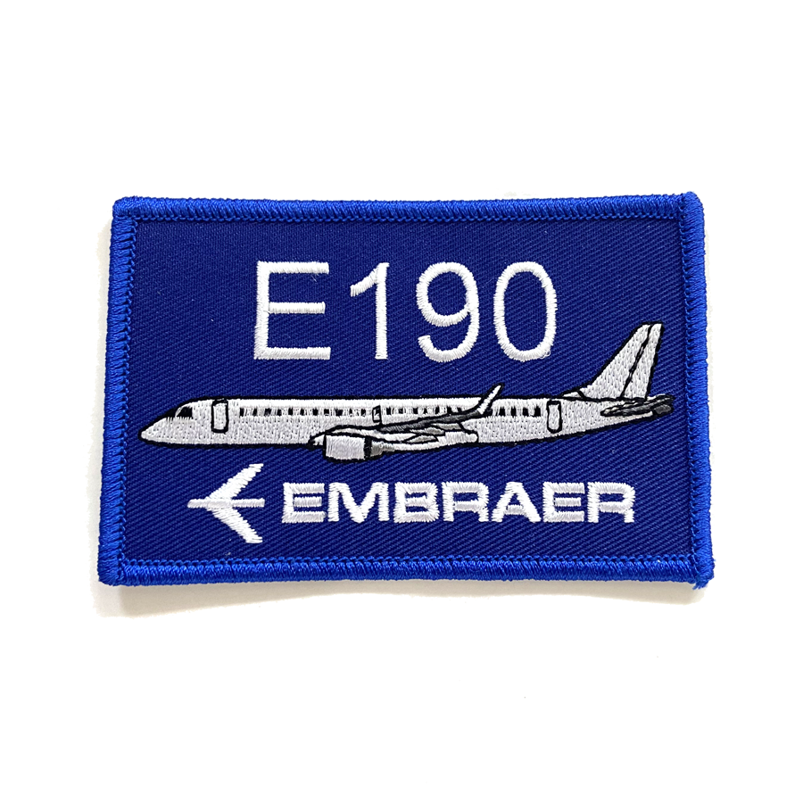 Patch Embraer E190 E-190 blue/rectangle – Gone Flying Store