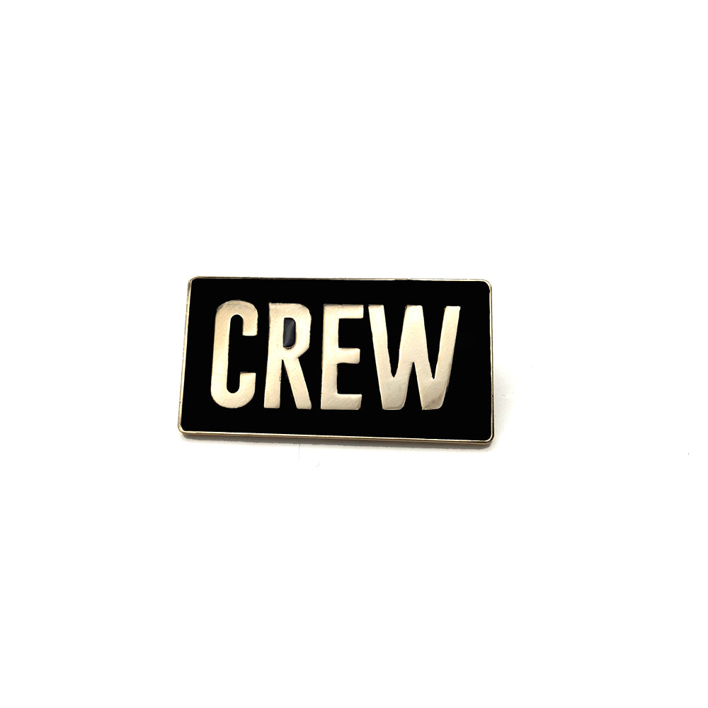 Pin CREW (black / gold) for Flight Crew or Cabin Crew – Gone Flying Store
