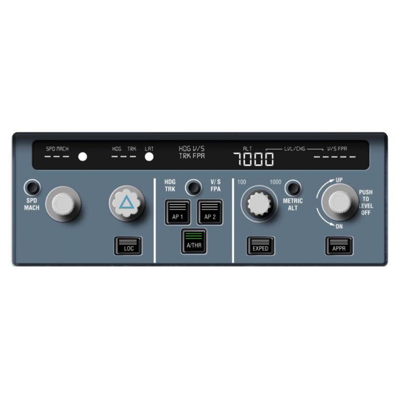 Sticker Airbus 320 A320 FCU "Flight Control Unit" (Autopilot Control U ...