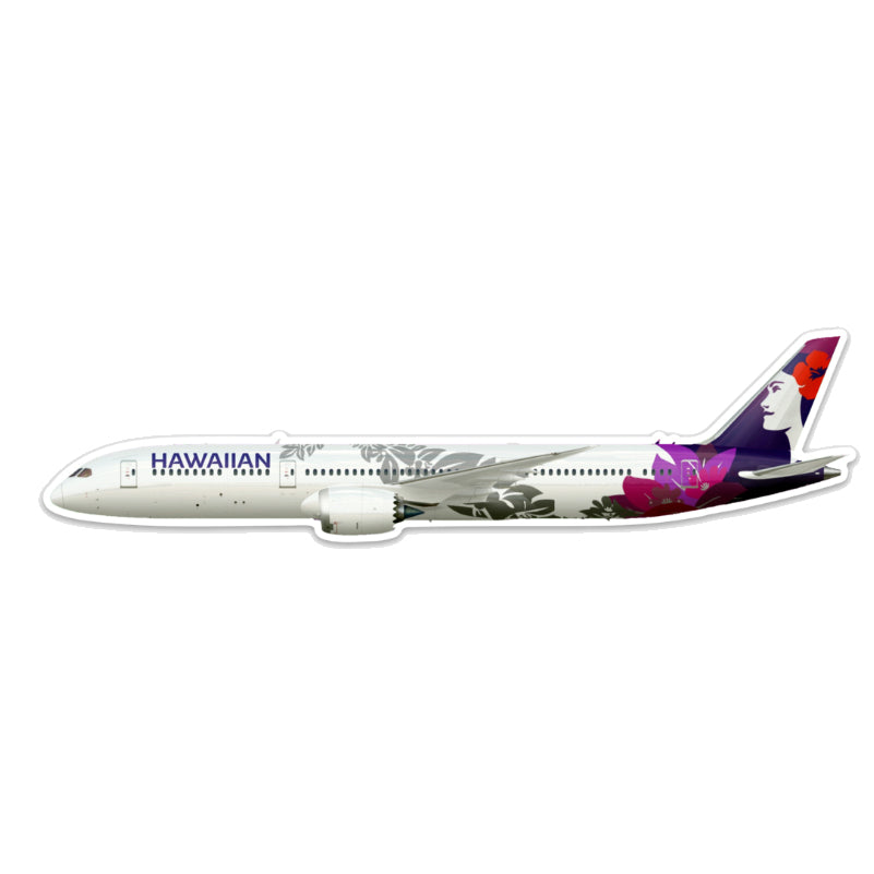 Sticker Hawaiian Airlines Boeing 787-9 Dreamliner – Gone Flying Store