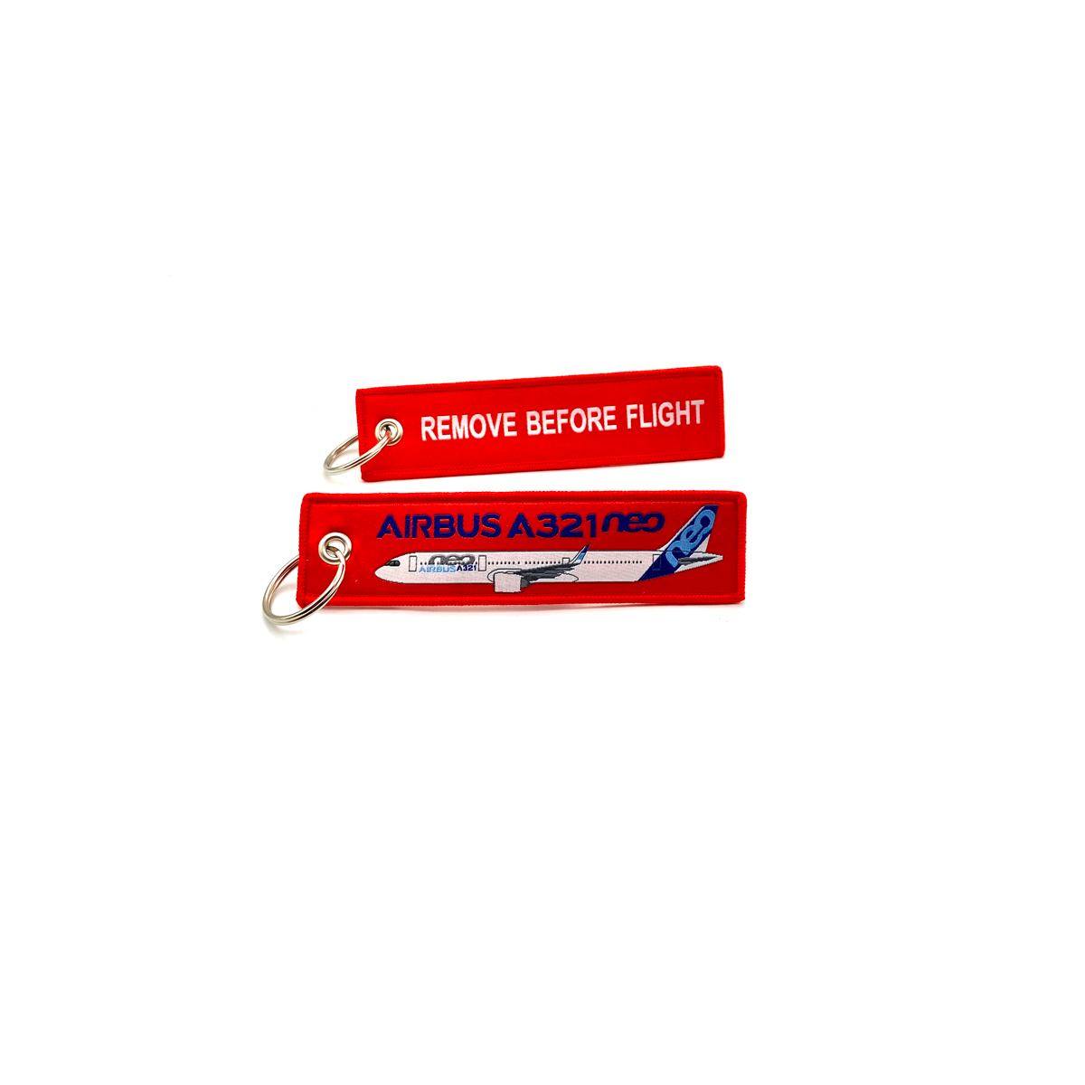 Keyring Airbus A321 NEO / Remove Before Flight (red) – Gone Flying Store