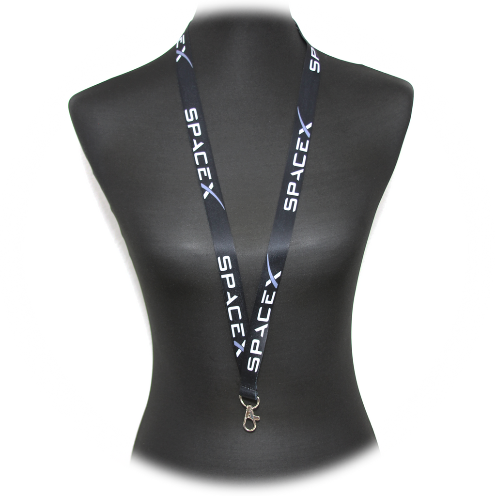 Lanyard SPACEX (black) – Gone Flying Store