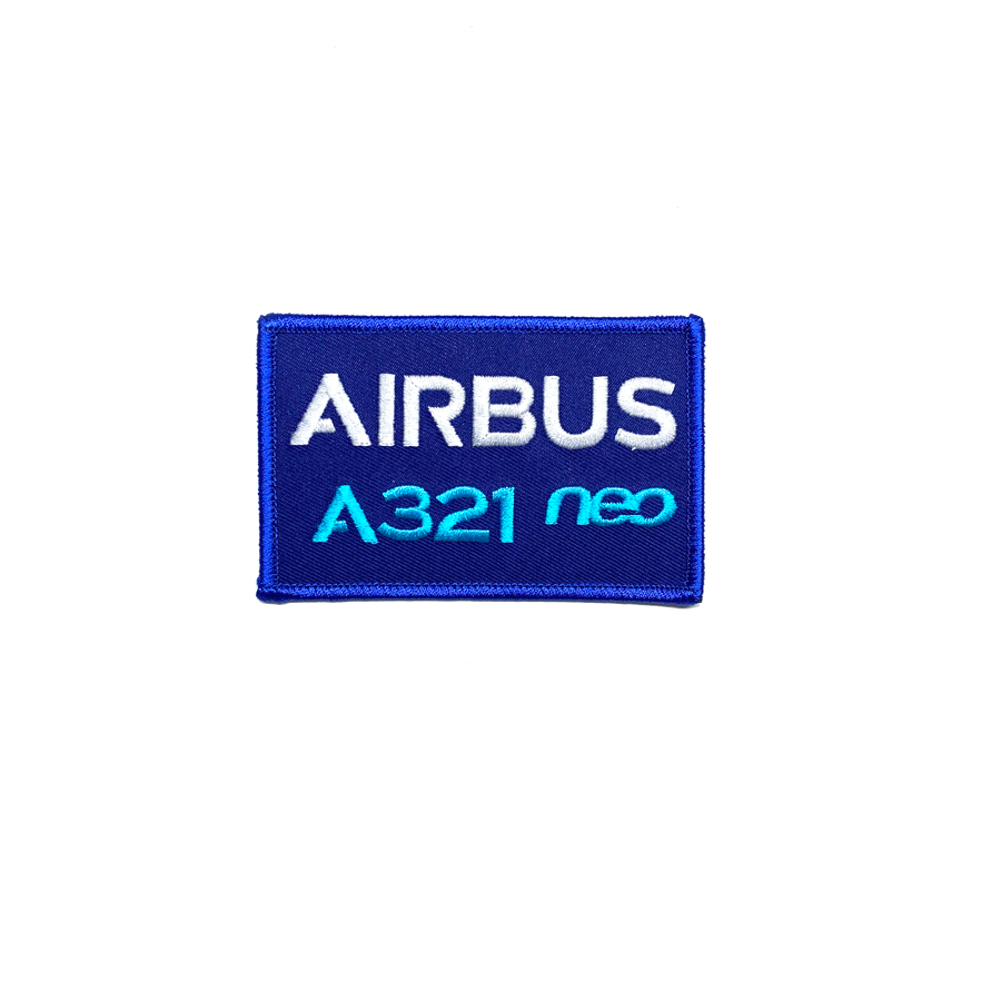 Patch Airbus A321 NEO blue/rectangle – Gone Flying Store