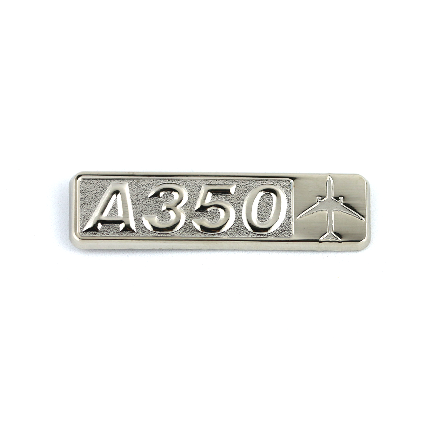 Pin Airbus A350 (rectangle with airplane silhouette) – Gone Flying Store