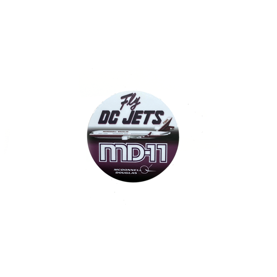 Sticker Fly DC Jets: McDonnell Douglas House Colors MD11 McDonnell Dou ...